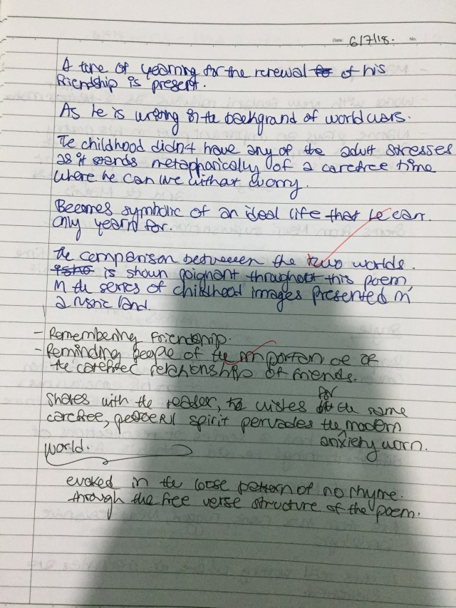 Friends by Hone Tuwhare In Depth Analysis – prepIGCSE