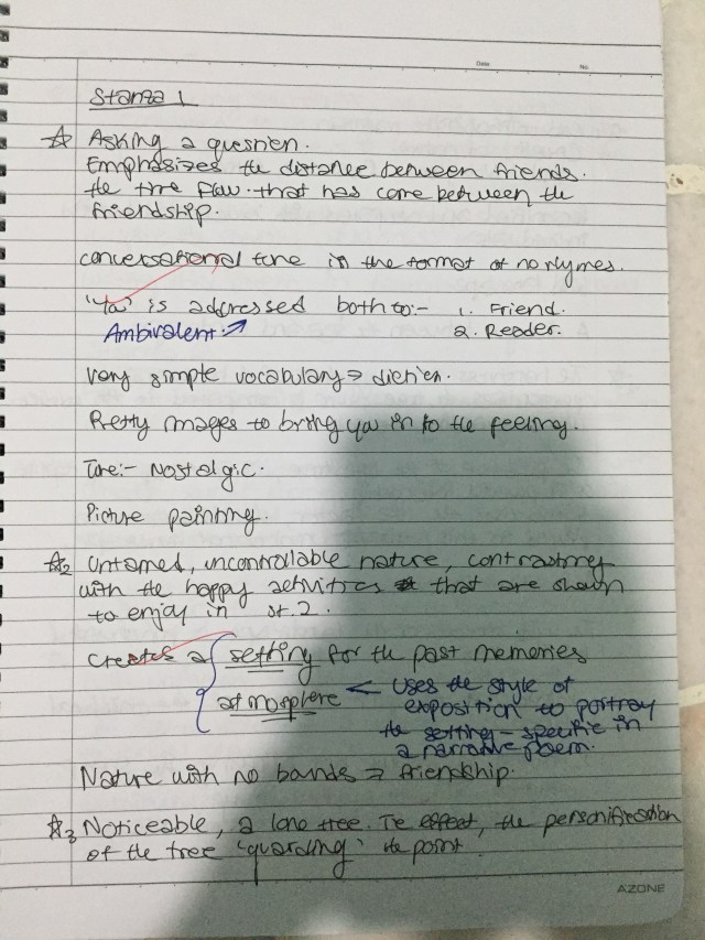 Friends by Hone Tuwhare In Depth Analysis – prepIGCSE